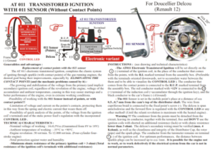 Electronic ignition Ducellier - Pièces pour Alpine Renault